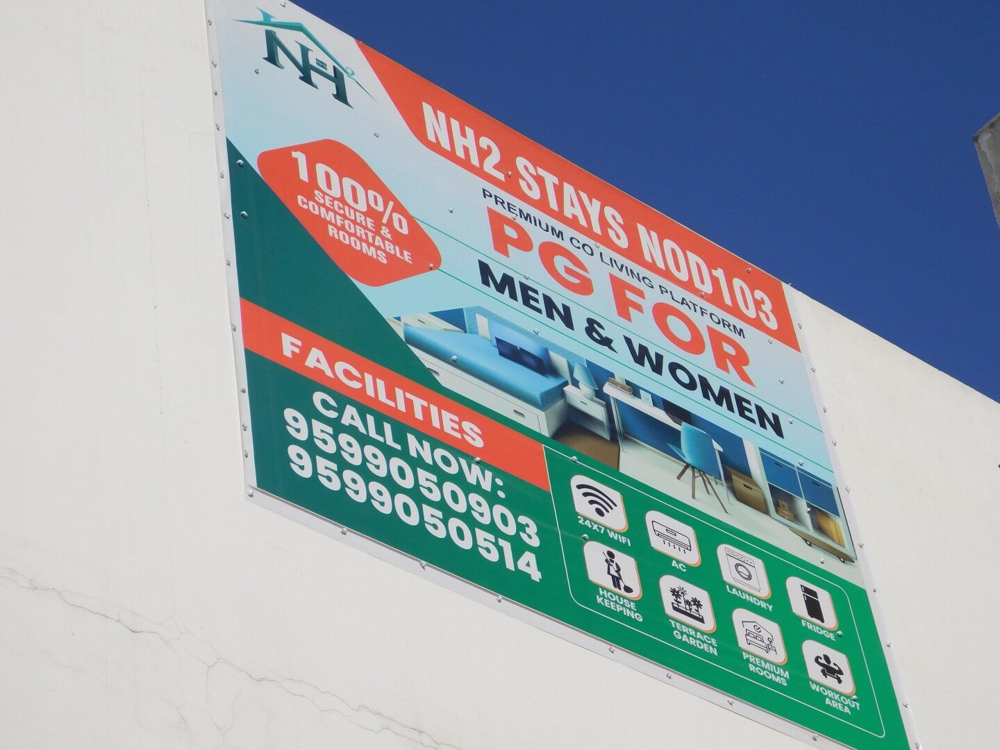 PG in Sector 167 Noida | NH2NOD103
